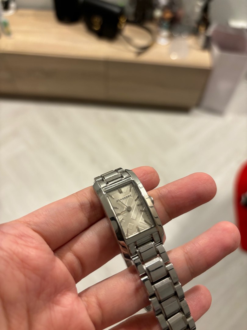 Burberry Heritage Silver Dial Stainless Steel Ladies Watch BU9500 ...