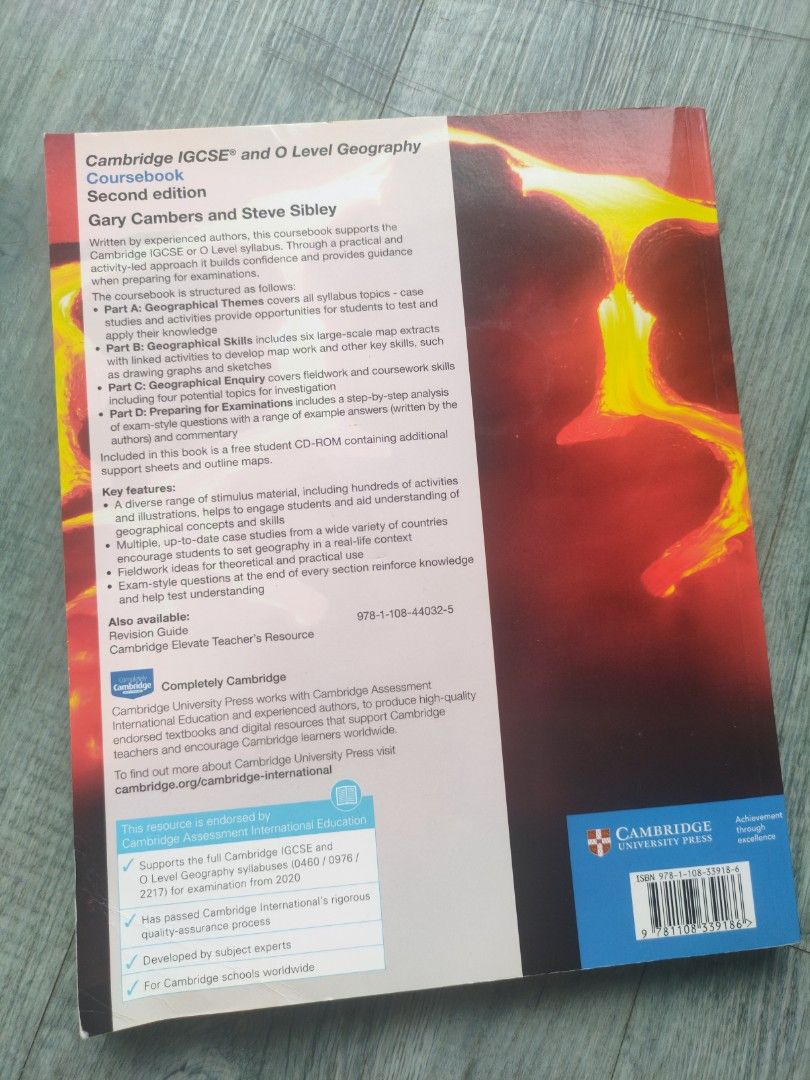 Cambridge Igcse And O Level Geography Coursebook Hobbies And Toys Books And Magazines Textbooks On