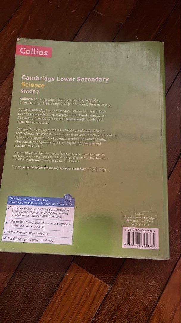 Cambridge Lower Secondary Igcse Year 7 Hobbies And Toys Books