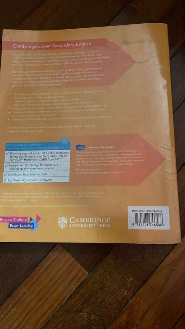 Cambridge Lower Secondary Igcse Year 7 Hobbies And Toys Books And Magazines Textbooks On Carousell
