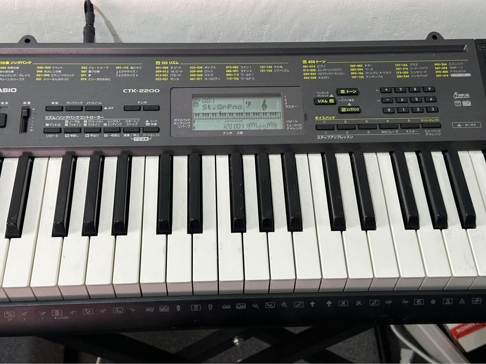 Casio CTK-2200 Piano Keyboard Organ 61 Semi Weighted Keys, Hobbies ...