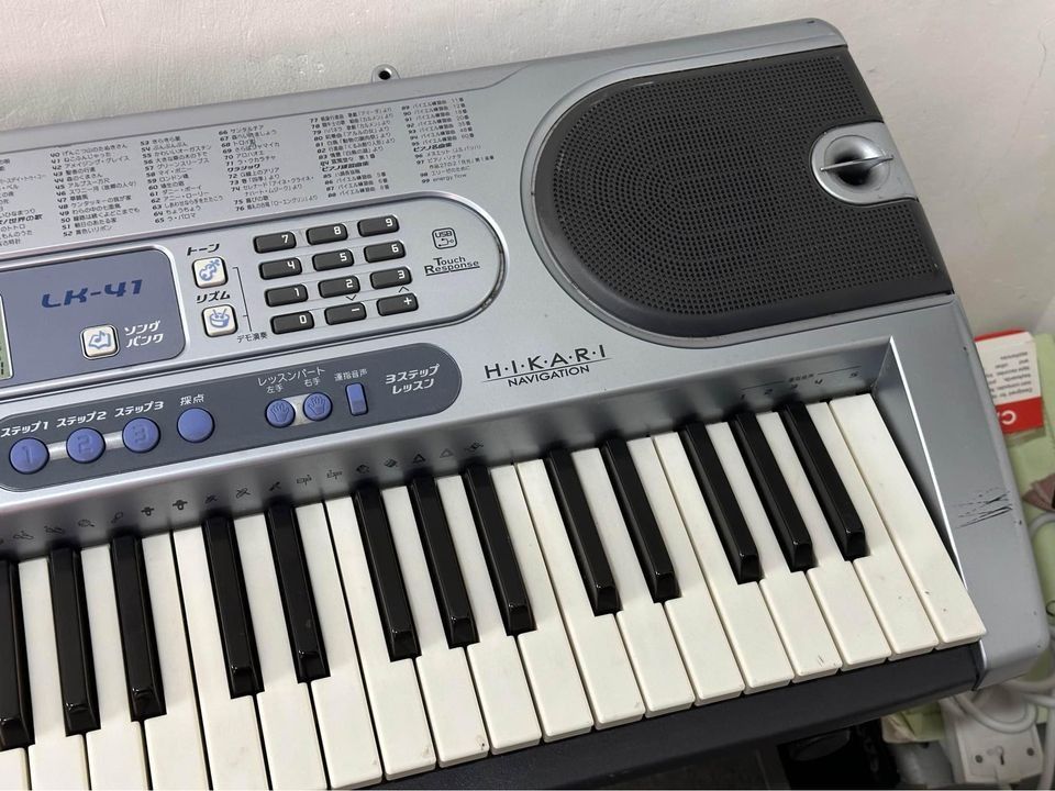 Casio LK41 61 Keys Touch Response Piano Keyboard, Hobbies & Toys, Music ...