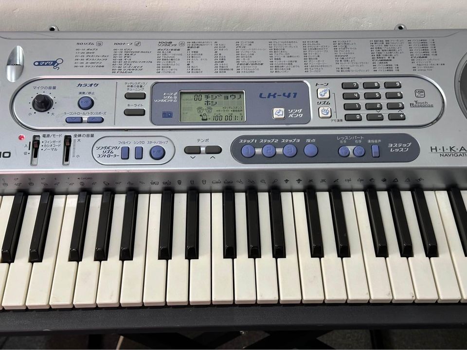 Casio LK41 61 Keys Touch Response Piano Keyboard, Hobbies & Toys, Music ...