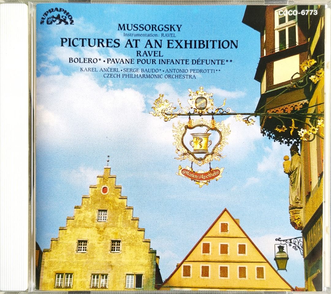 CD / RECOMMENDED! JAPAN PRESS, SUPRAPHON / MUSSORGSKY: PICTURES AT AN ...