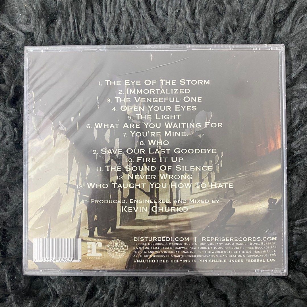 CD DISTURBED Immortalized, Hobbies & Toys, Music & Media, CDs & DVDs on ...