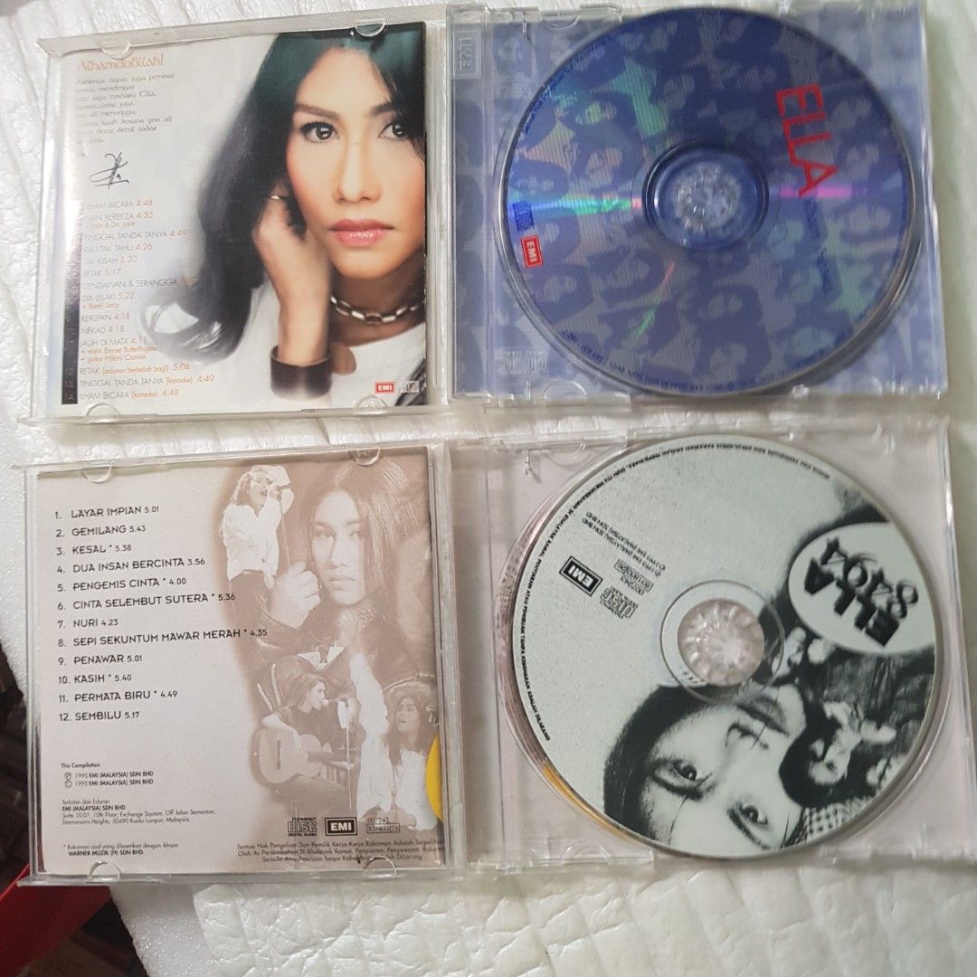 Cd malay EMI each $20 ella , koleksi terbaik, Hobbies & Toys, Music ...