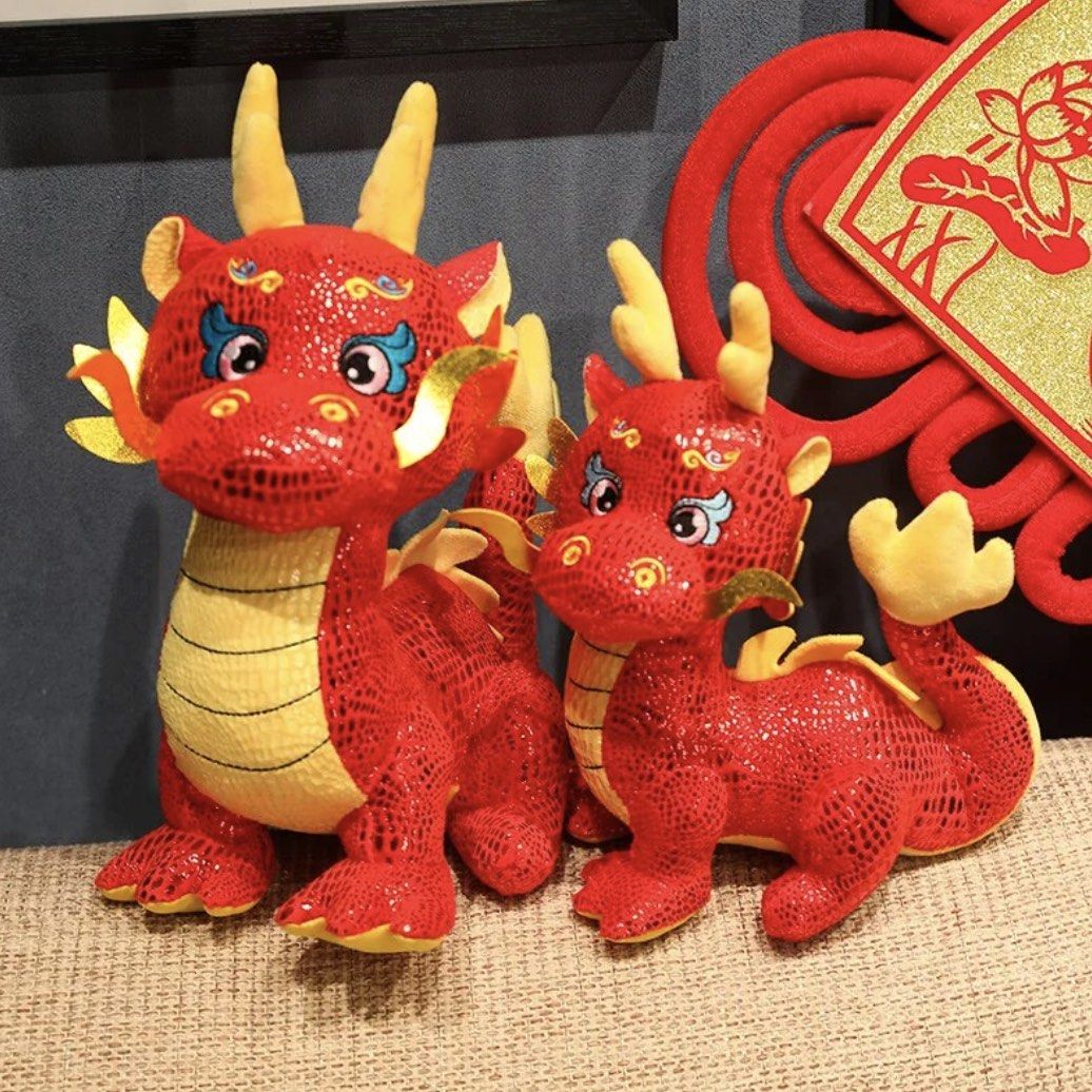 Chinese New Year Plush Toy | Dragon Plush Toy | Zodiac Dragon Plush ...