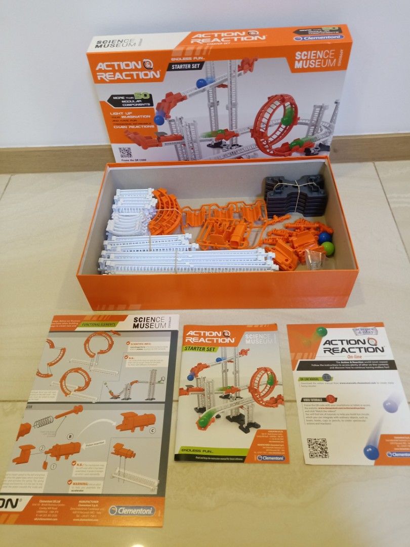 Clementoni - Action and Reaction Starter Set STEM, Hobbies & Toys, Toys ...