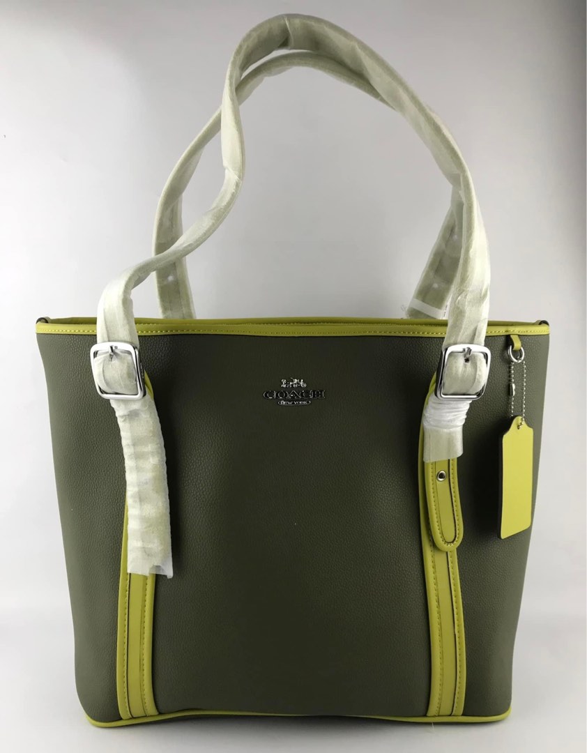 Coach Aston Tote Green, Women's Fashion, Bags & Wallets, Tote Bags on ...