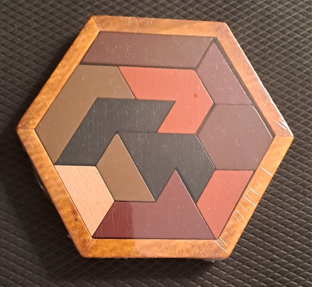 Cognitive wooden puzzle, Hobbies & Toys, Toys & Games on Carousell