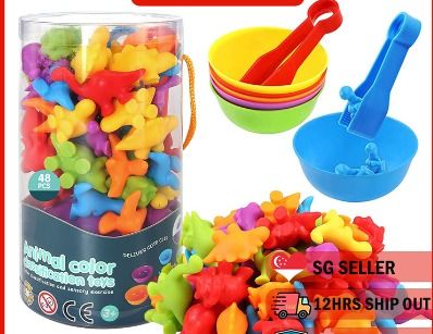 Color and Shape Classification toy, Sorting, counting, matching game ...