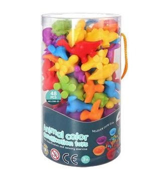 Color and Shape Classification toy, Sorting, counting, matching game ...