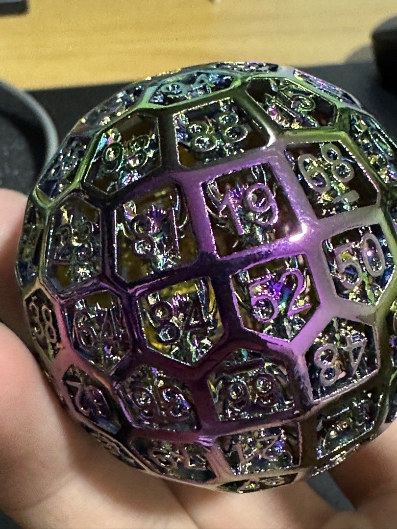 D100 dice DND, COC, TRPG, board game, Hobbies & Toys, Toys & Games on Carousell