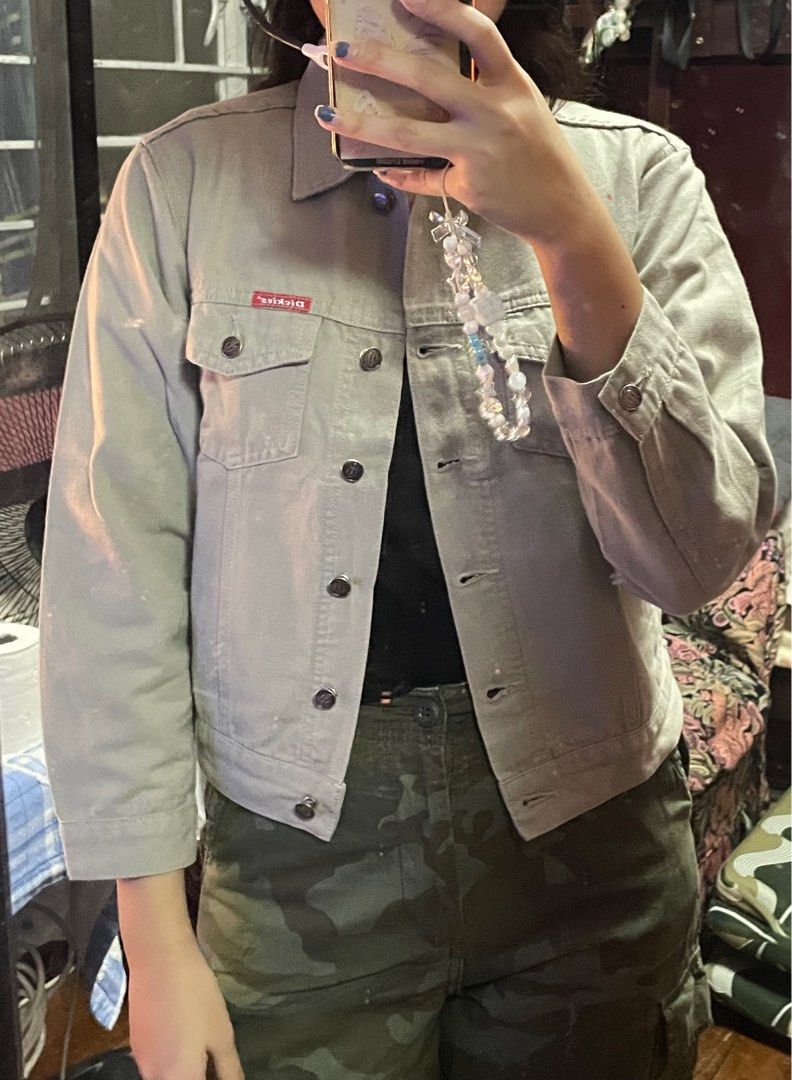 Dickies maong jacket, Women's Fashion, Coats, Jackets and Outerwear on ...
