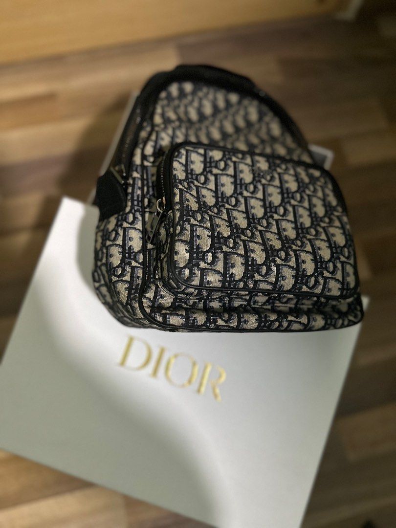 Dior mini rider backpack/sling bag, Luxury, Bags & Wallets on Carousell