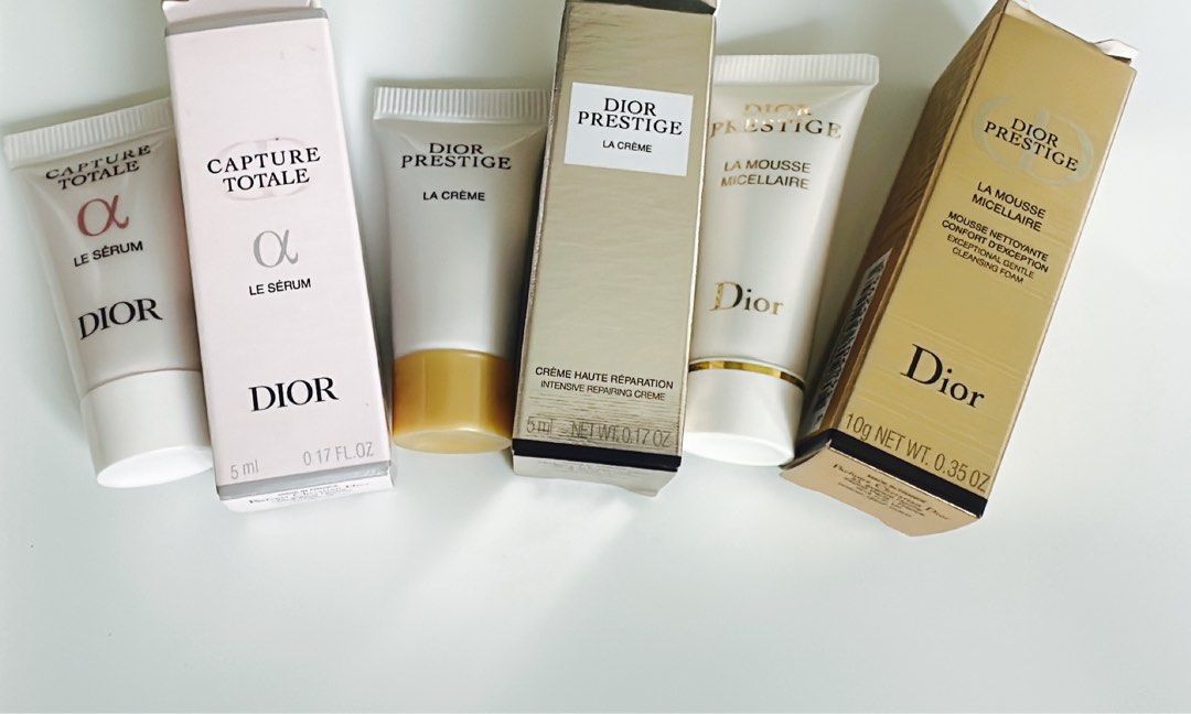 Dior Skin care samples, Capture Totale, Dior Prestige, Beauty & Personal Care, Face, Face Care ...