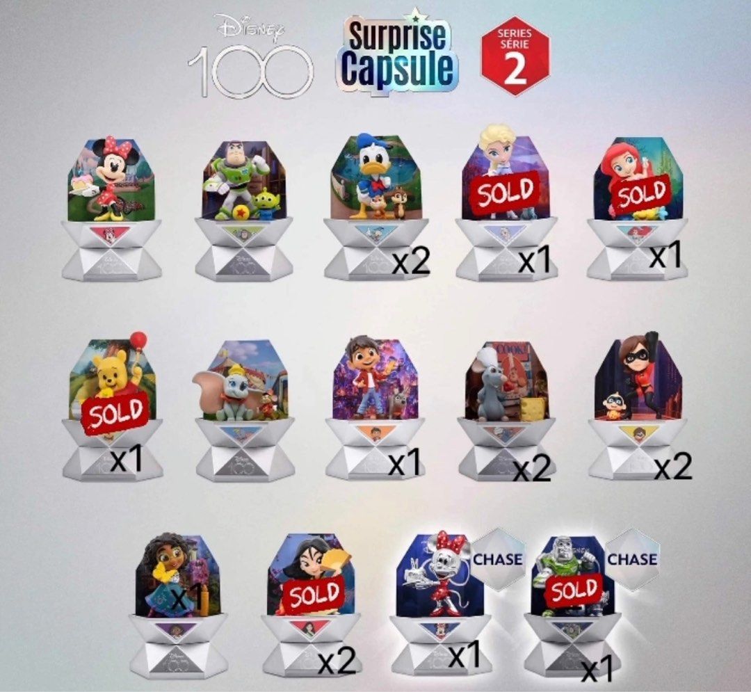 Disney Yume Surprise Capsule 2, Hobbies & Toys, Toys & Games on Carousell