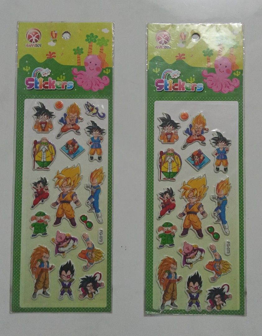 Dragon Ball Old School Sticker, Hobbies & Toys, Memorabilia ...