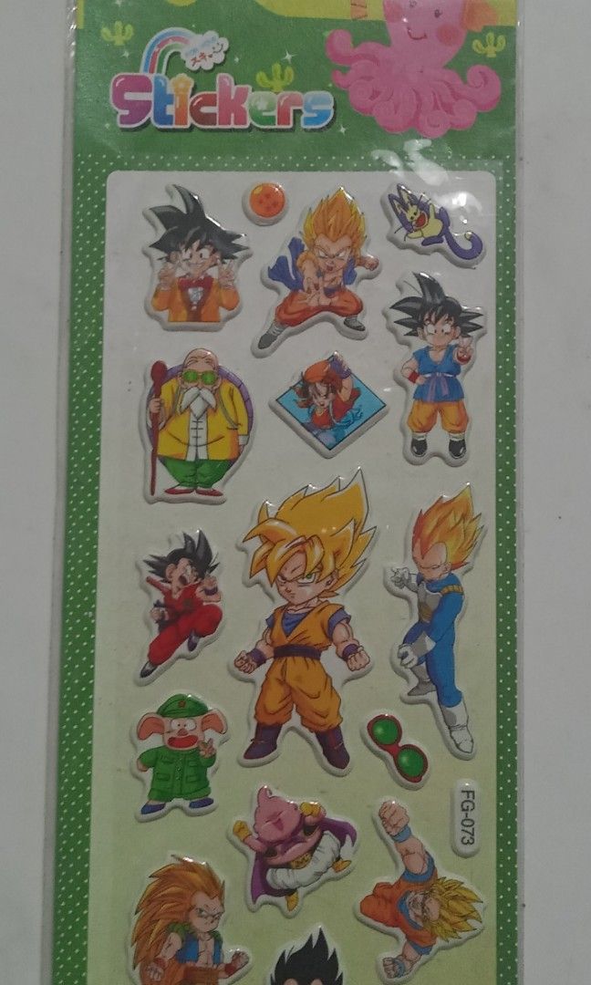 Dragon Ball Old School Sticker, Hobbies & Toys, Memorabilia ...