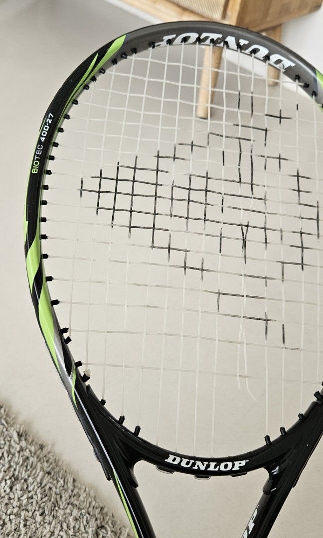 Dunlop Tennis Racket, Sports Equipment, Sports & Games, Racket & Ball ...
