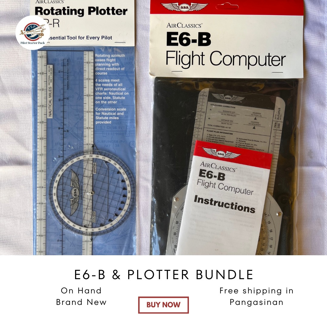 E6-B Flight Computer + Plotter Bundle, Everything Else, Others on Carousell