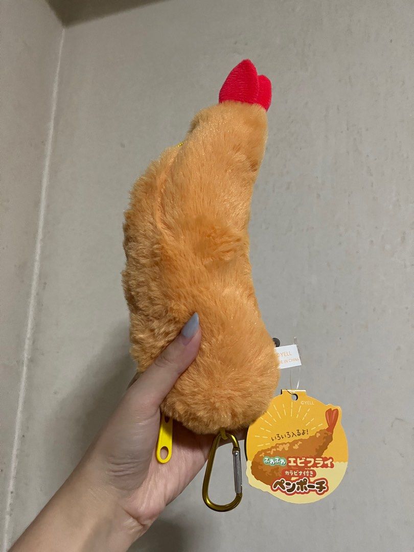 Ebi soft toy with zip, Hobbies & Toys, Toys & Games on Carousell