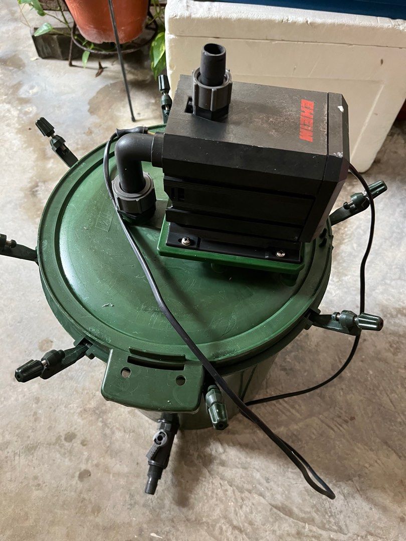 Eheim 2260 Pump with 1500XL Canister filter (piping included), Pet Supplies, Homes & Other Pet ...