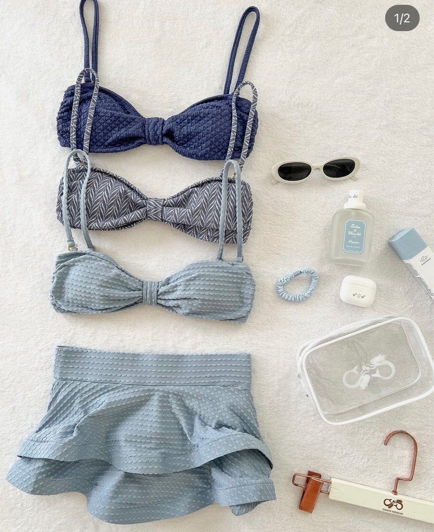 Eighth Mermaid - Sasha Set In Blue Seafoam, Women's Fashion, Swimwear ...