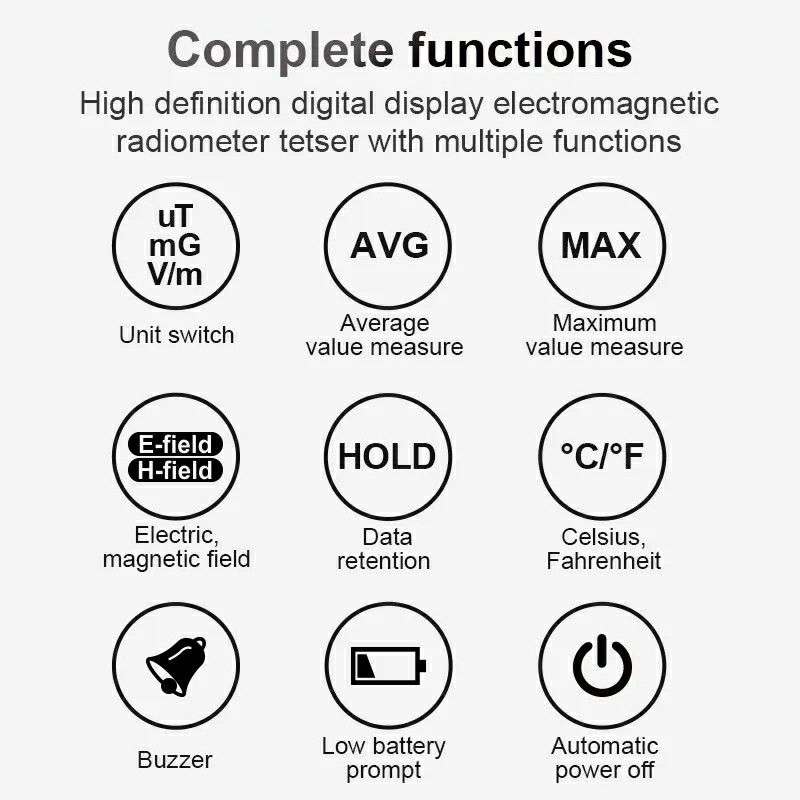 EMF radiation meter, Computers & Tech, Office & Business Technology on ...