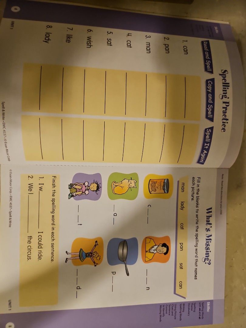 English Grade 1 - spell & write, Hobbies & Toys, Books & Magazines ...