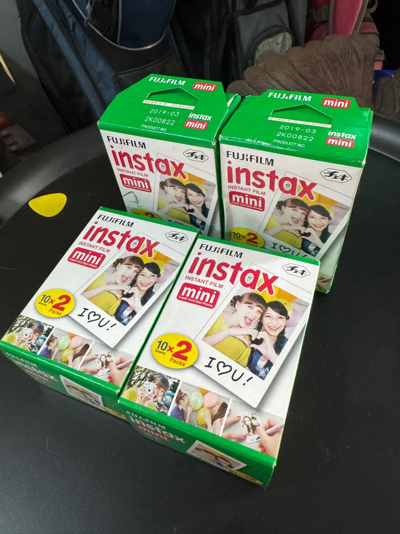 EXPIRED 2019 instax instant film mini 10 sheets x2, Photography ...