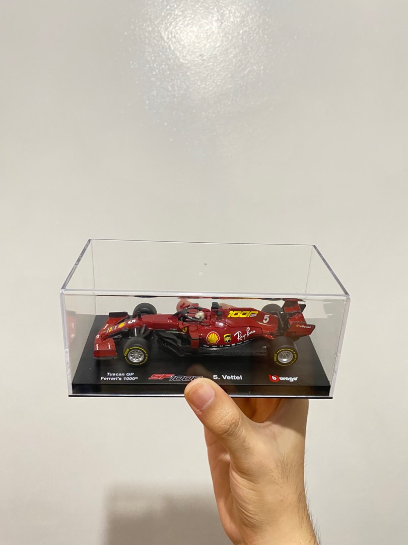 Ferrari F1 1000th GP Special Livery 1:43 Scale Diecast Model S. Vettel ...