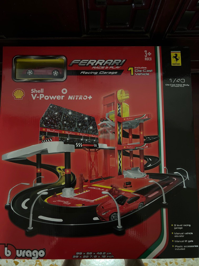 Ferrari Racing Garage by Shell V Power, Hobbies & Toys, Memorabilia ...