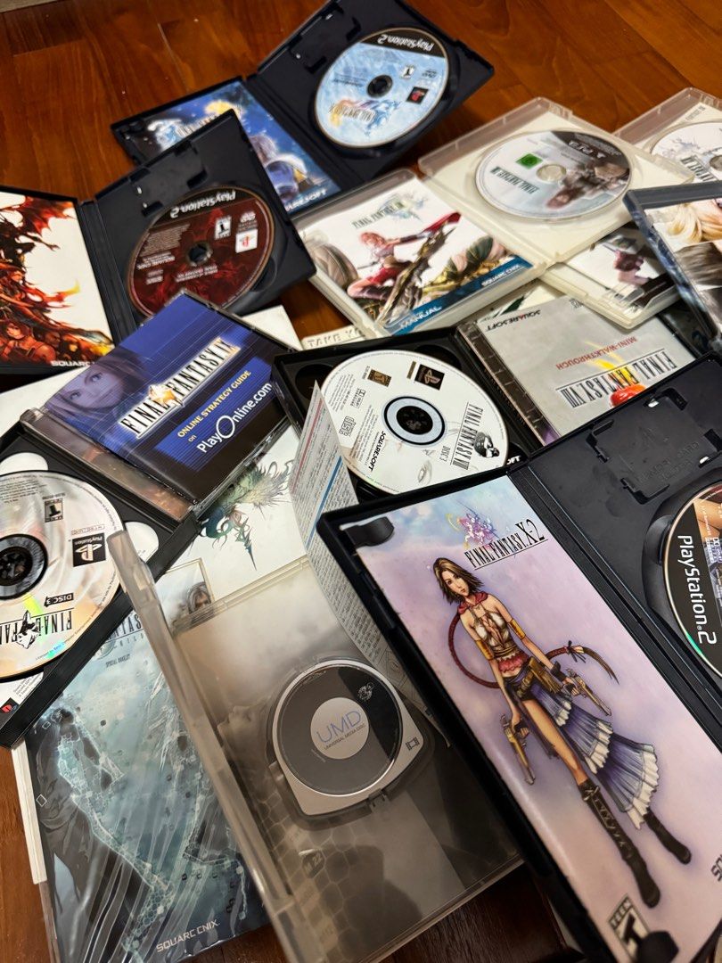 Final Fantasy PS1 /2/3/4/PSP Bundle, Video Gaming, Video Games ...