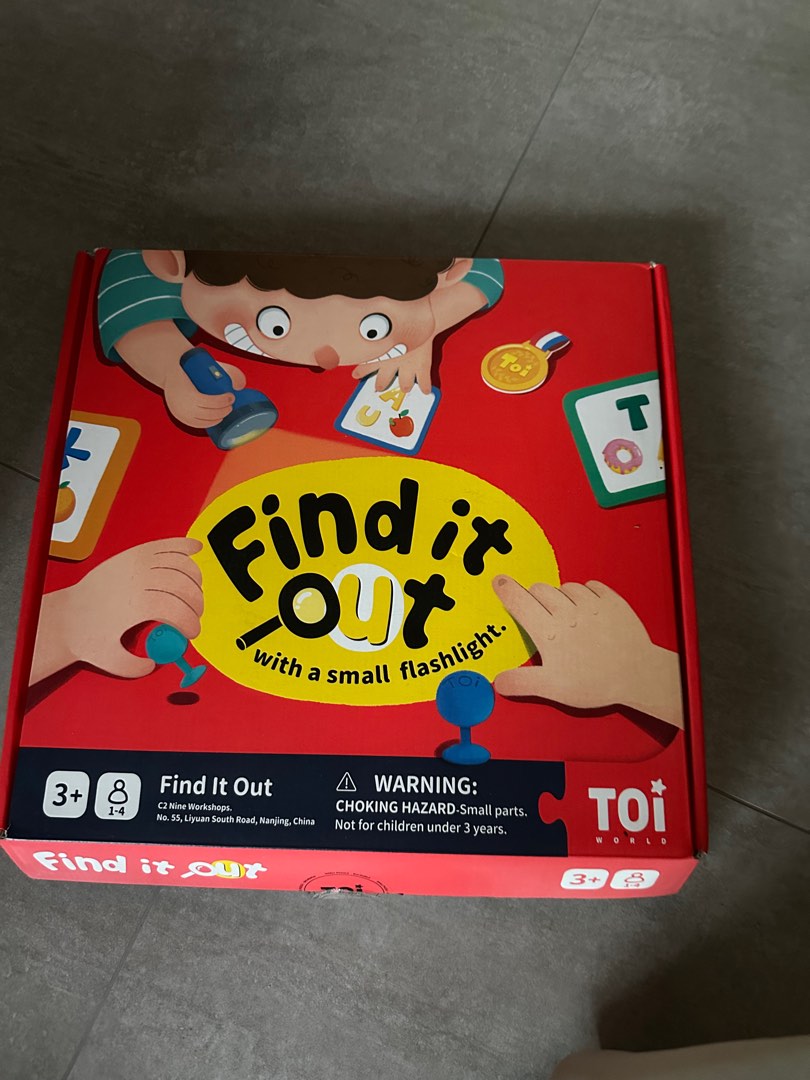 Find it out, Hobbies & Toys, Toys & Games on Carousell