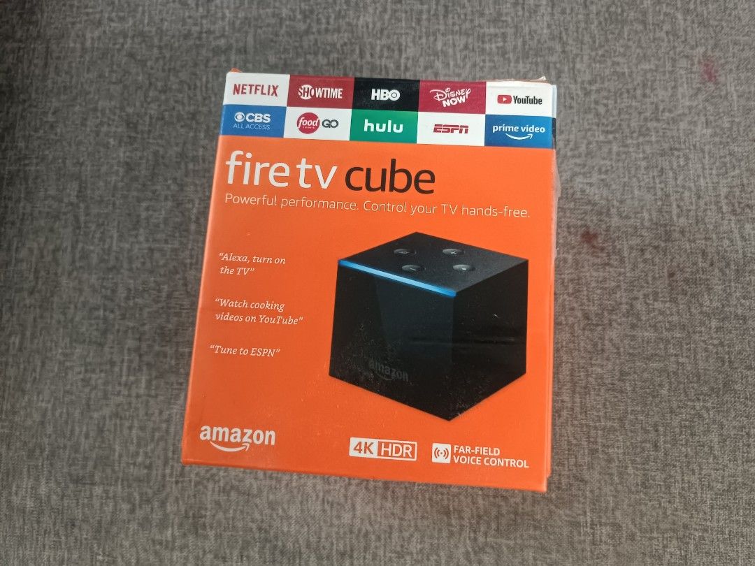 FireTV cube 4k hdr Dolby Atmos, TV & Home Appliances, TV & Entertainment, Media Streamers & Hubs ...