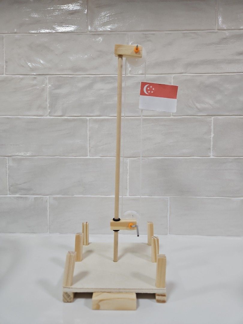 Flag raising pulley system, Hobbies & Toys, Stationery & Craft ...