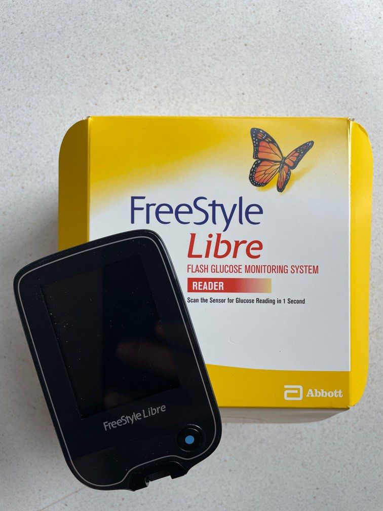 Freestyle Libre Reader Glucose Monitoring System, Health & Nutrition ...