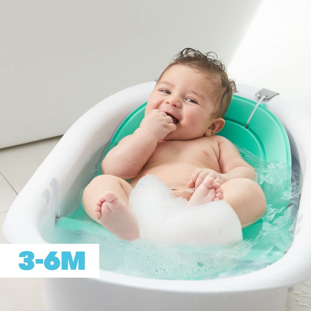 Frida Baby 4-in-1 Grow-with-Me Bath Tub| Transforms Infant Bathtub to ...