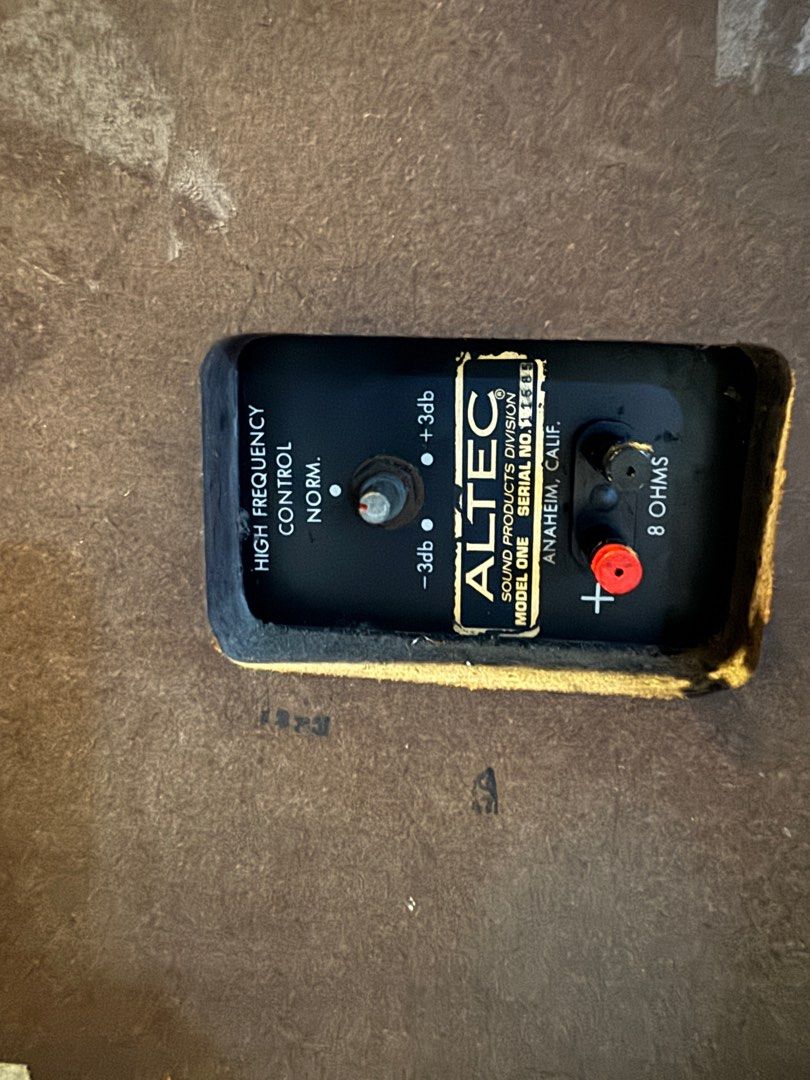 FS: Altec model one vintage speaker, Audio, Soundbars, Speakers ...