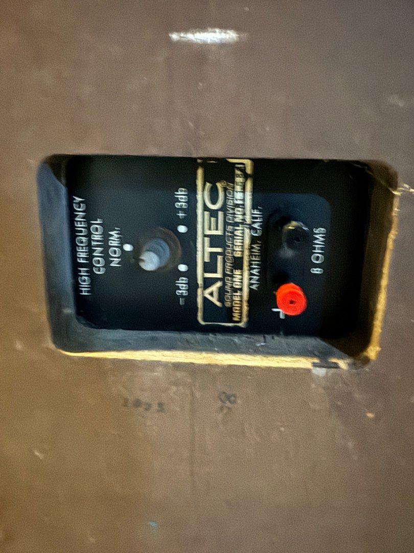 FS: Altec model one vintage speaker, Audio, Soundbars, Speakers ...