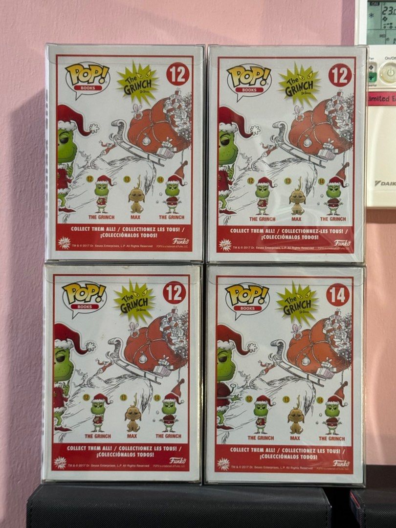 Funko Pop - THE GRINCH Chase Flocked Exclusive Limited Edition, Hobbies ...