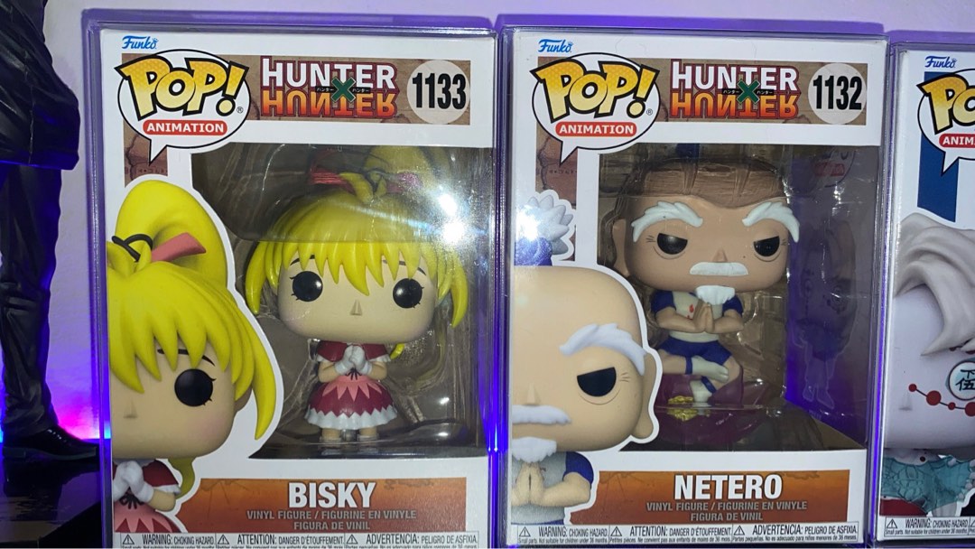 Funko pop HxH Netero and Bisky, Hobbies & Toys, Toys & Games on Carousell