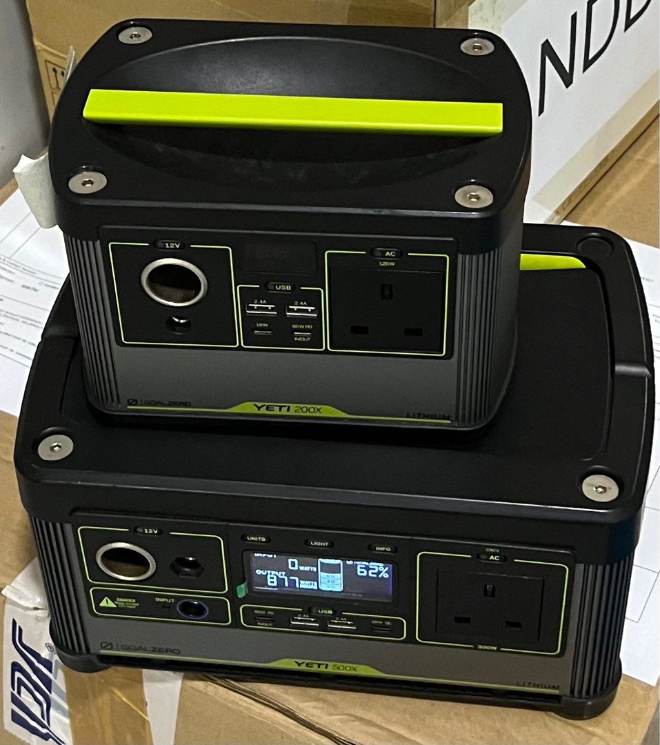 Goal Zero Portable 230V AC Lithium-Ion Battery Generator - 200W / 500W Powerstation, Sports ...