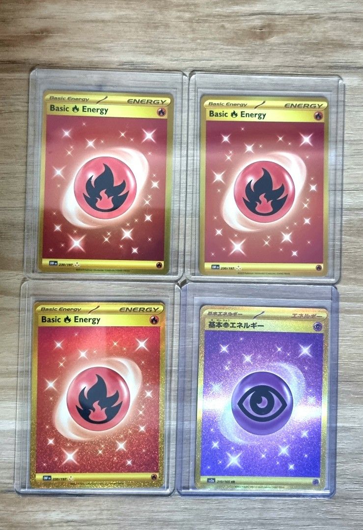 Gold Energy Fire Psychic OBF EN UR, Hobbies & Toys, Toys & Games on ...