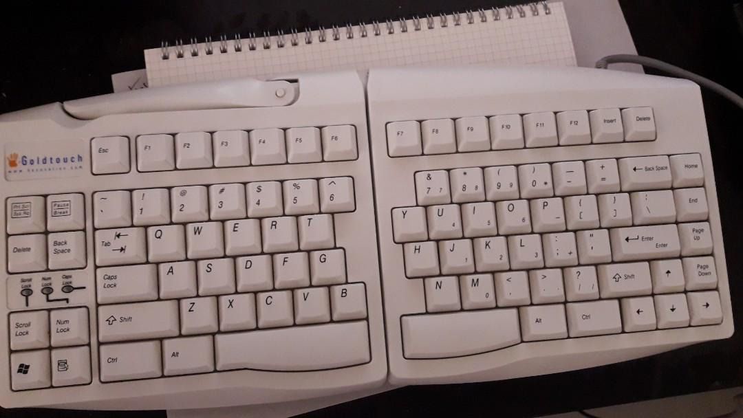 Goldtouch Adjustable Ergonomic Spilt Tent Keyboard, Computers & Tech ...