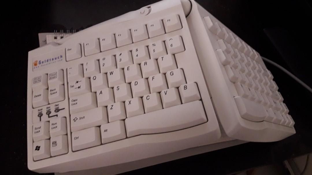 Goldtouch Adjustable Ergonomic Spilt Tent Keyboard, Computers & Tech ...