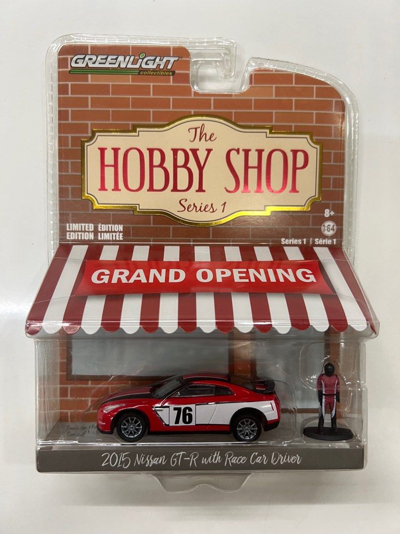 Greenlight The Hobby Shop Series 1 2015 Nissan GT-R with Race Car ...