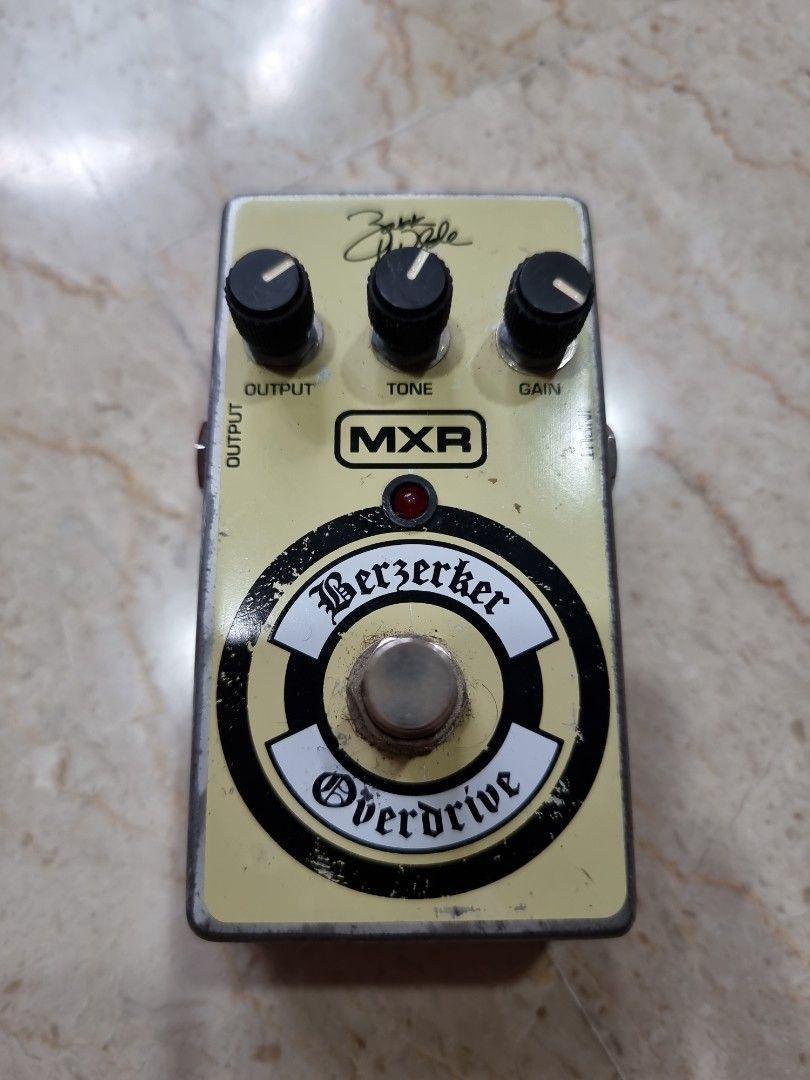 Guitar Overdrive Pedal - MXR Zakk Wylde Berserker Overdrive, Hobbies ...