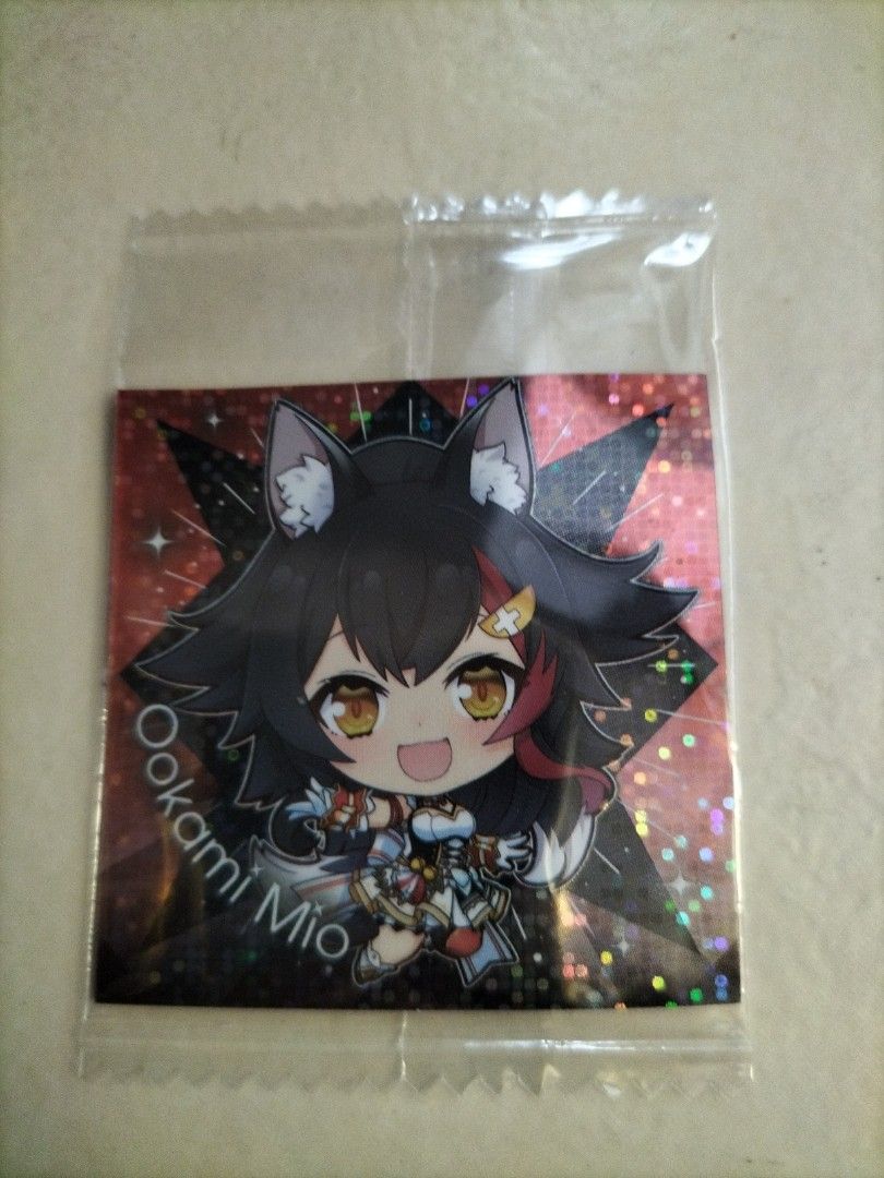 Hololive Ookami Mio Card - From Wafer Pack, Hobbies & Toys, Memorabilia ...
